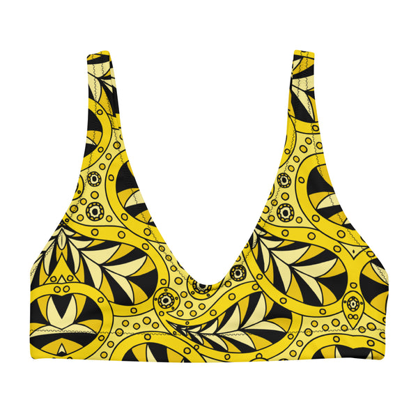 Golden Dream Paisley Bralette | Sustainable Swimwear | BOHIQ