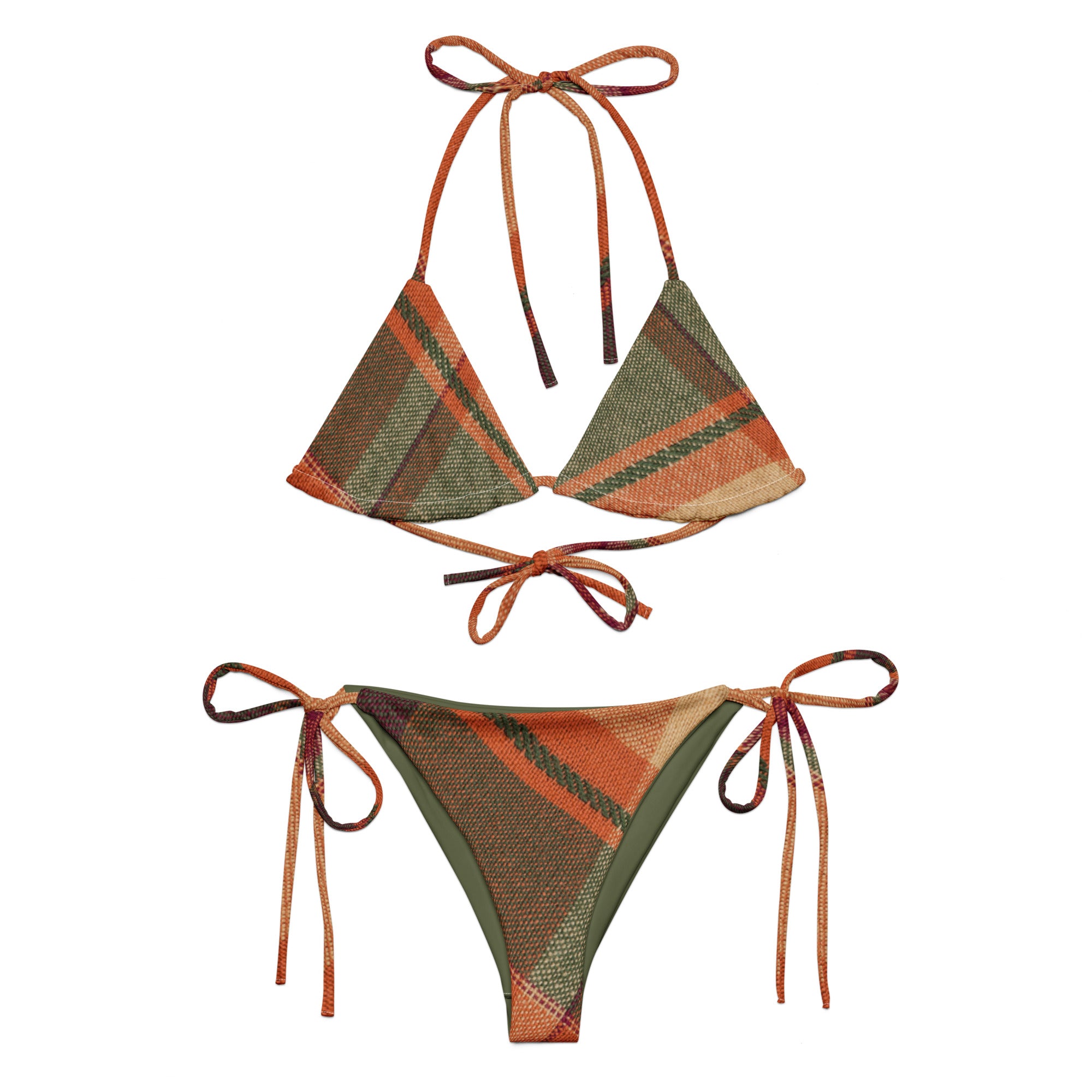 Earth Tides String Bikini | Swimwear | BOHIQ